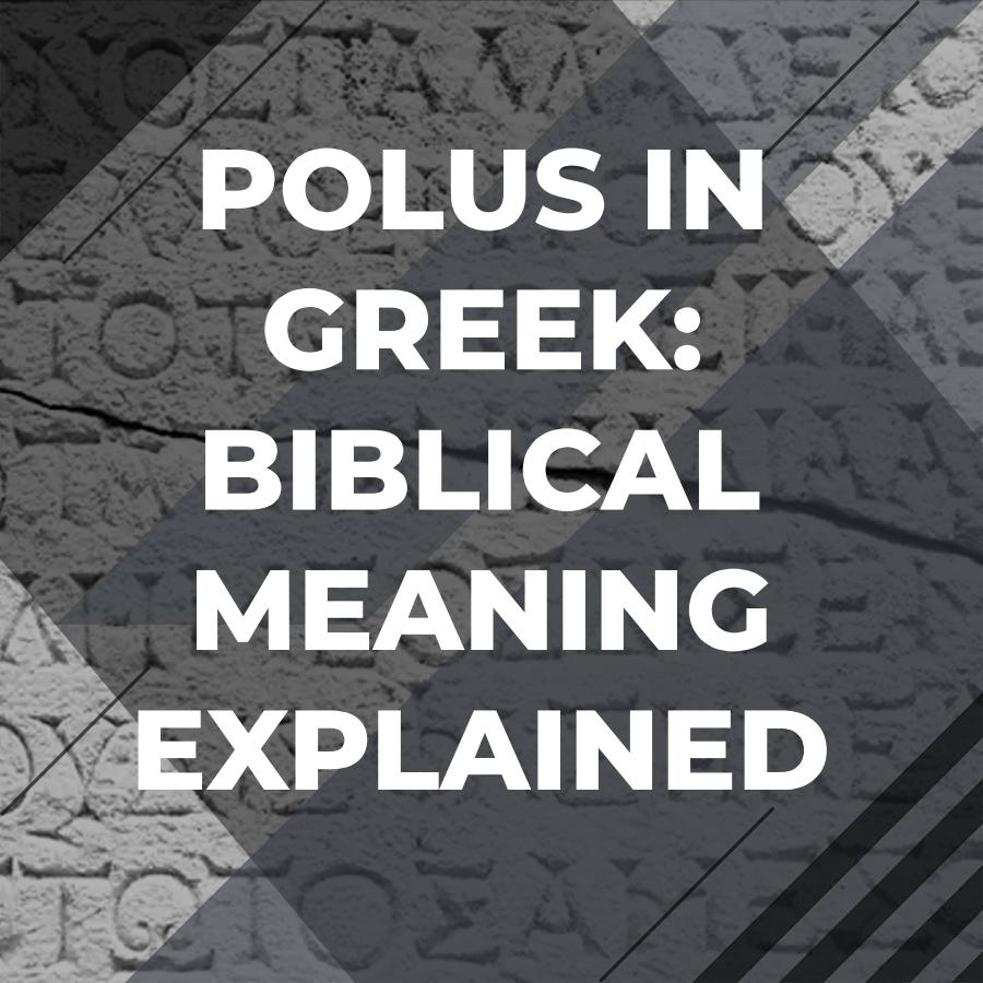 Explorando el significado de Polus en griego