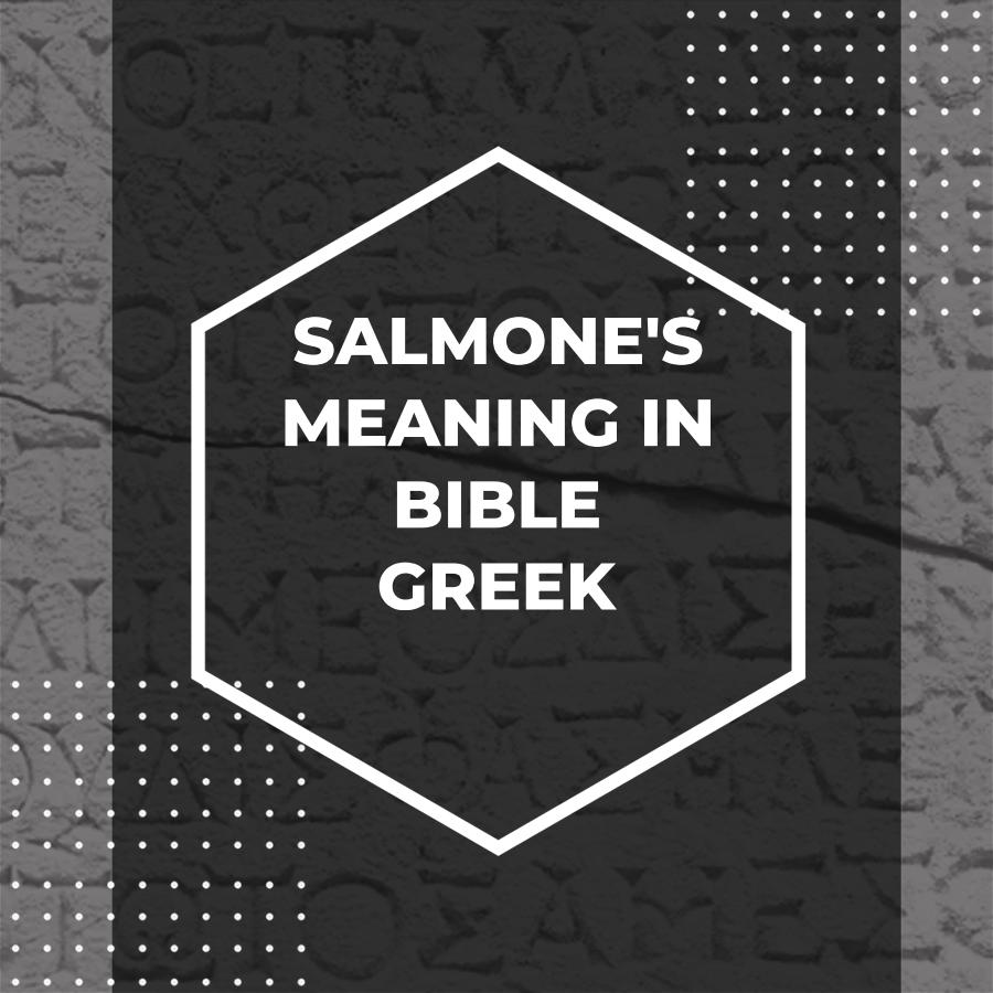 Exploring the Meaning of Salmone in Greek