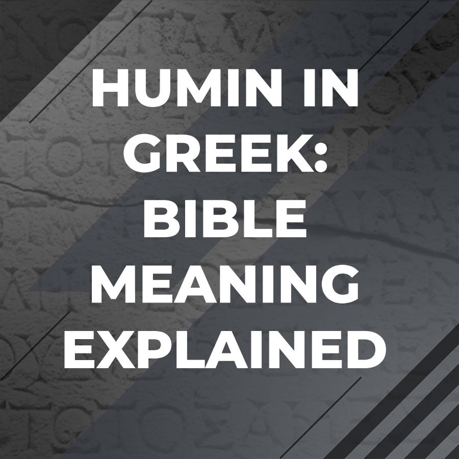 Explorando el significado de humin en griego